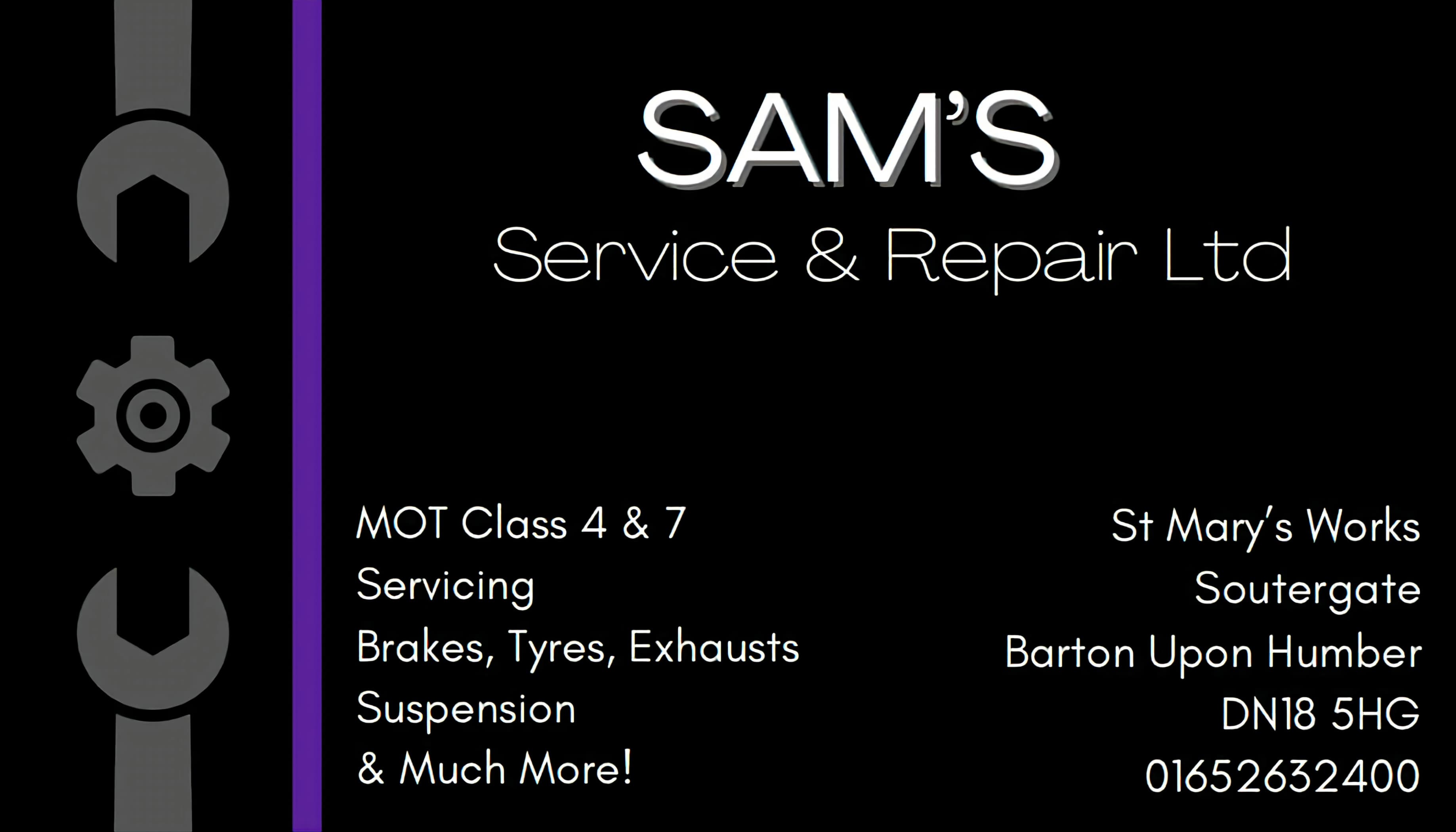 Sam's Service and Repair Ltd